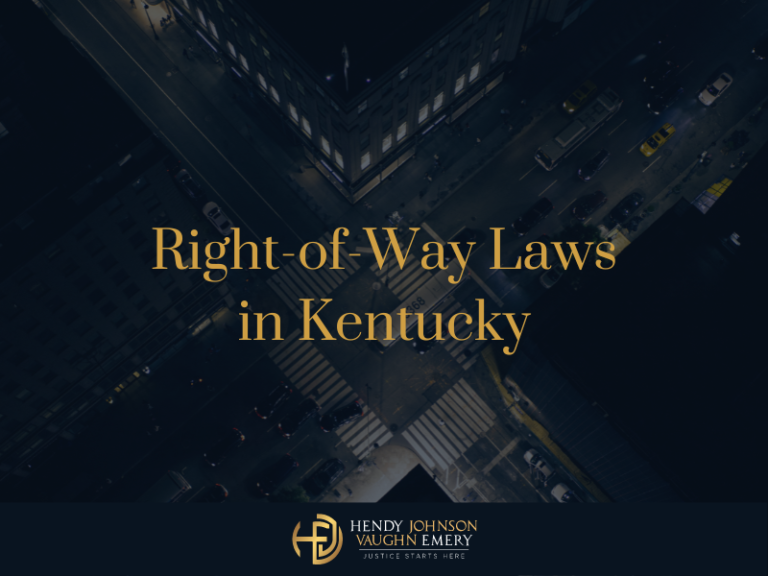 Right-of-Way Laws in Kentucky | Updated 2022